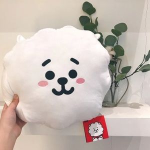 bt21 | Other | Nwt Official Bt2 Rj Face Pillow | Poshmark